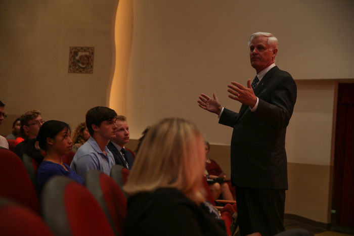 OU President James Gallogly hosts Q&A for students (photos) | Gallery ...