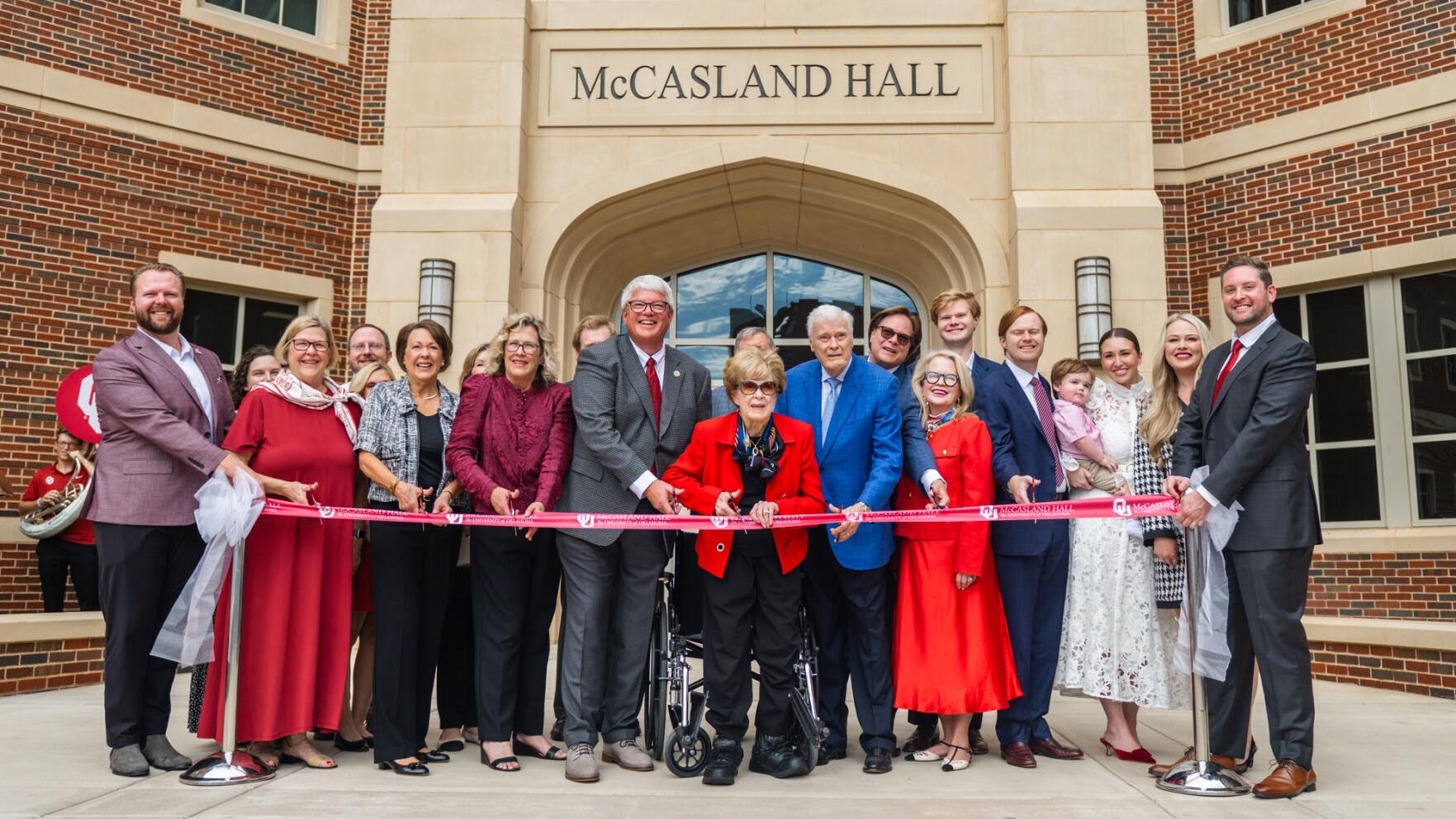 OU dedicates new residence hall to McCasland family | News | oudaily.com