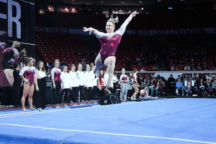 Oklahoma Gymnastics: Sooners defeat West Virginia (photos) | Gallery ...