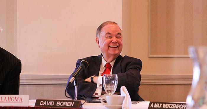 Oklahoma football: President David Boren jumps around, tells fans to ...