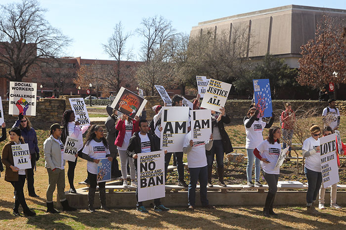 Academics United - No to Visa and Immigration Ban protest | Gallery ...