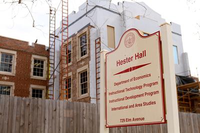 Hester Hall construction nears completion | News | oudaily.com