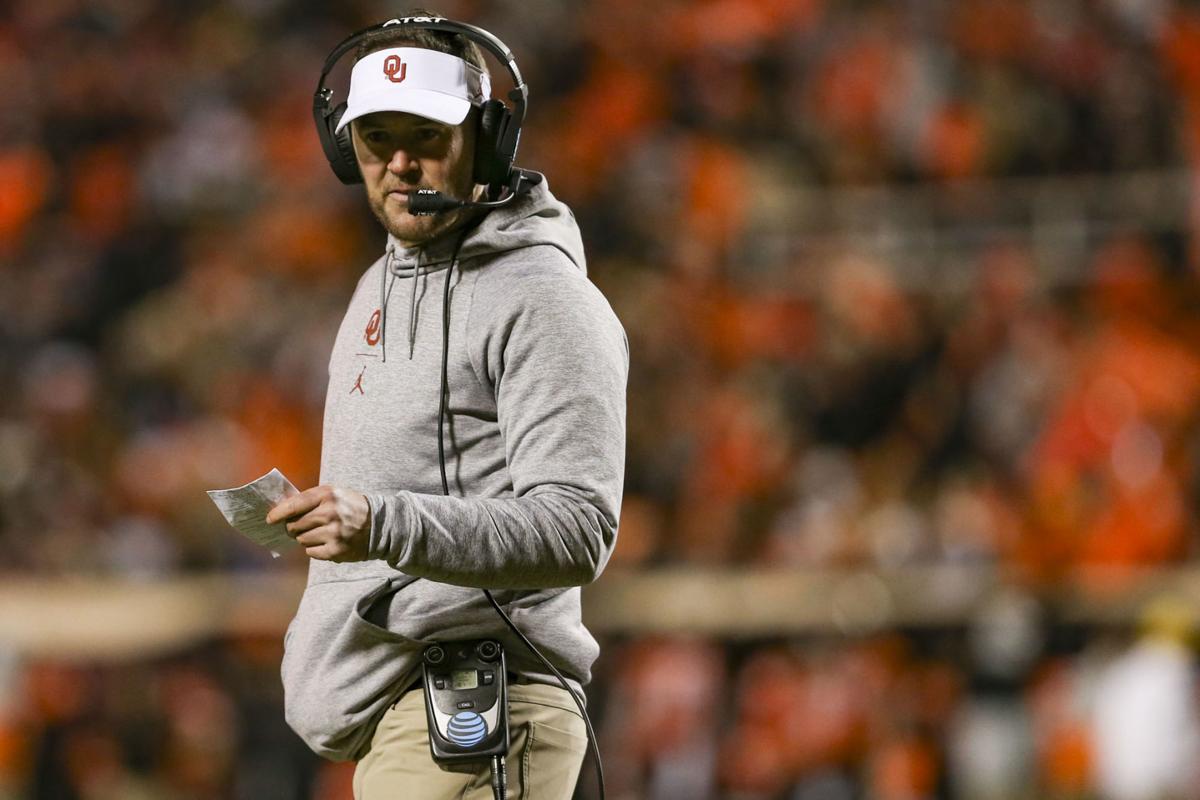 OU football: Lincoln Riley's 'wishbone' offense churns yards, melts ...