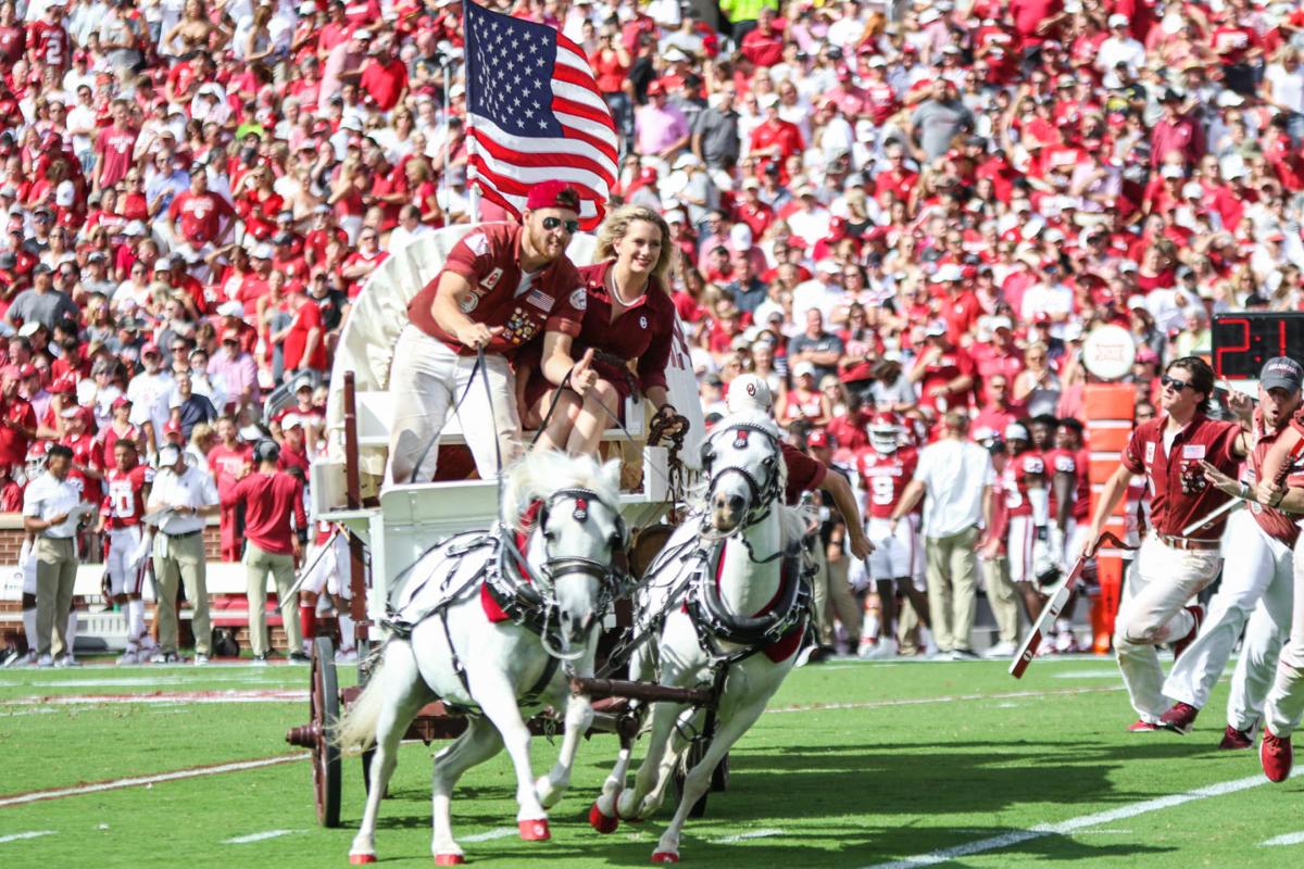 OU football: Sooner Schooner crashes after touchdown celebration ...