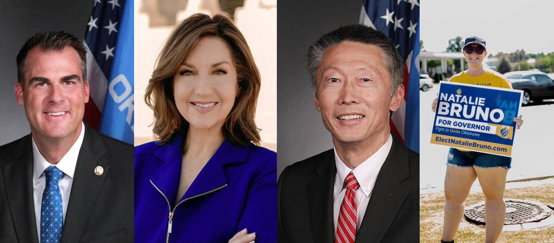 Gov. Kevin Stitt, Joy Hofmesiter debate education, tribal sovereignty ...