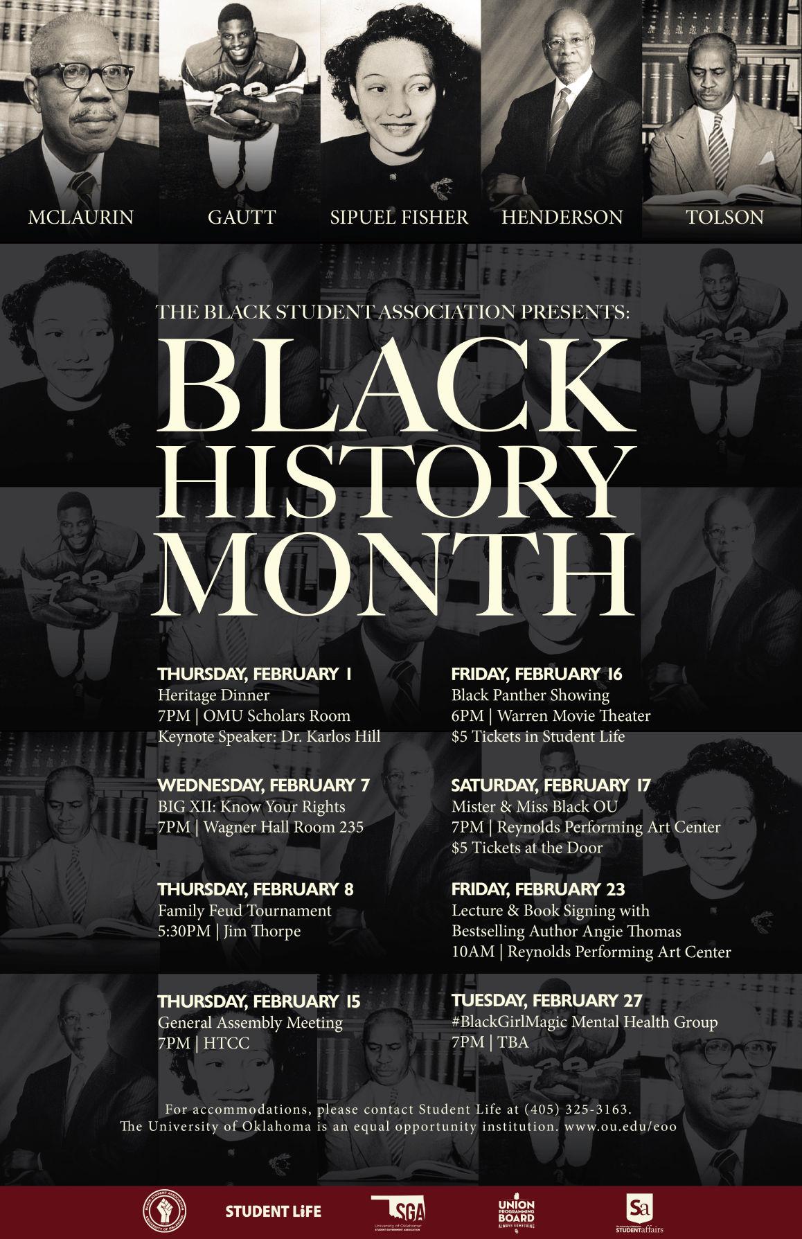 OU's Black Student Association to hold series of events on campus ...