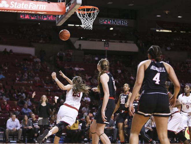 Women's Basketball: Sooners beat Texas Tech 66-45 | Gallery | oudaily.com