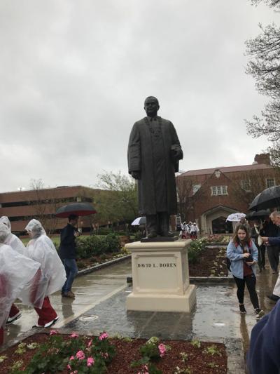 Statue of David Boren unveiled amid OU president's birthday festivities ...
