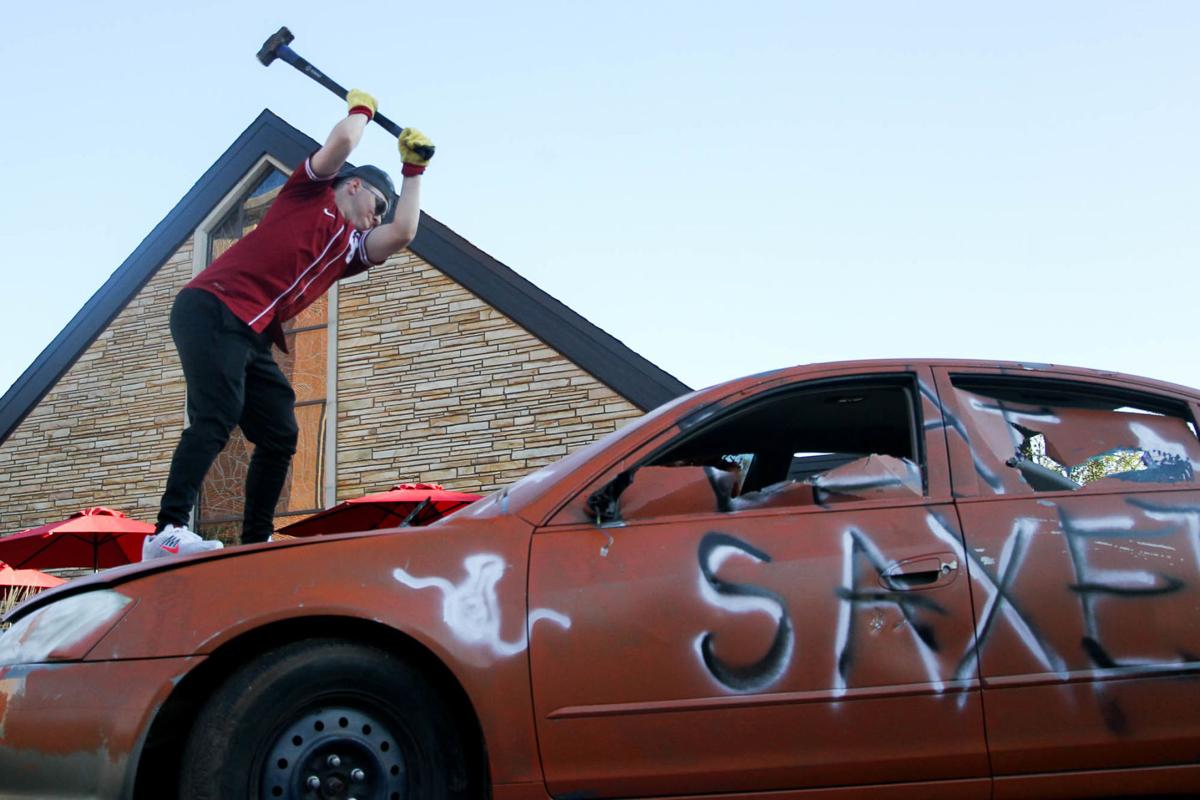 The Wesley hosts "Beat Texas" Car Smash event (photos) | Mobile ...
