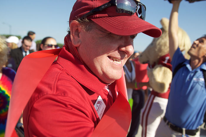 Lindsey Bridge opens with walk-across ceremony | News | oudaily.com