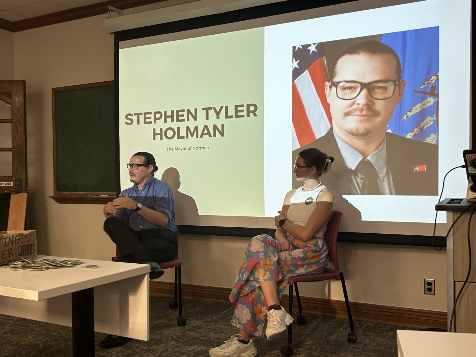 Mayor Stephen Tyler Holman speaks at student open forum | News ...