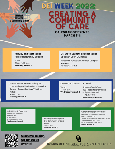 OU Division of Diversity, Equity, Inclusion to host annual 'DEI Week ...