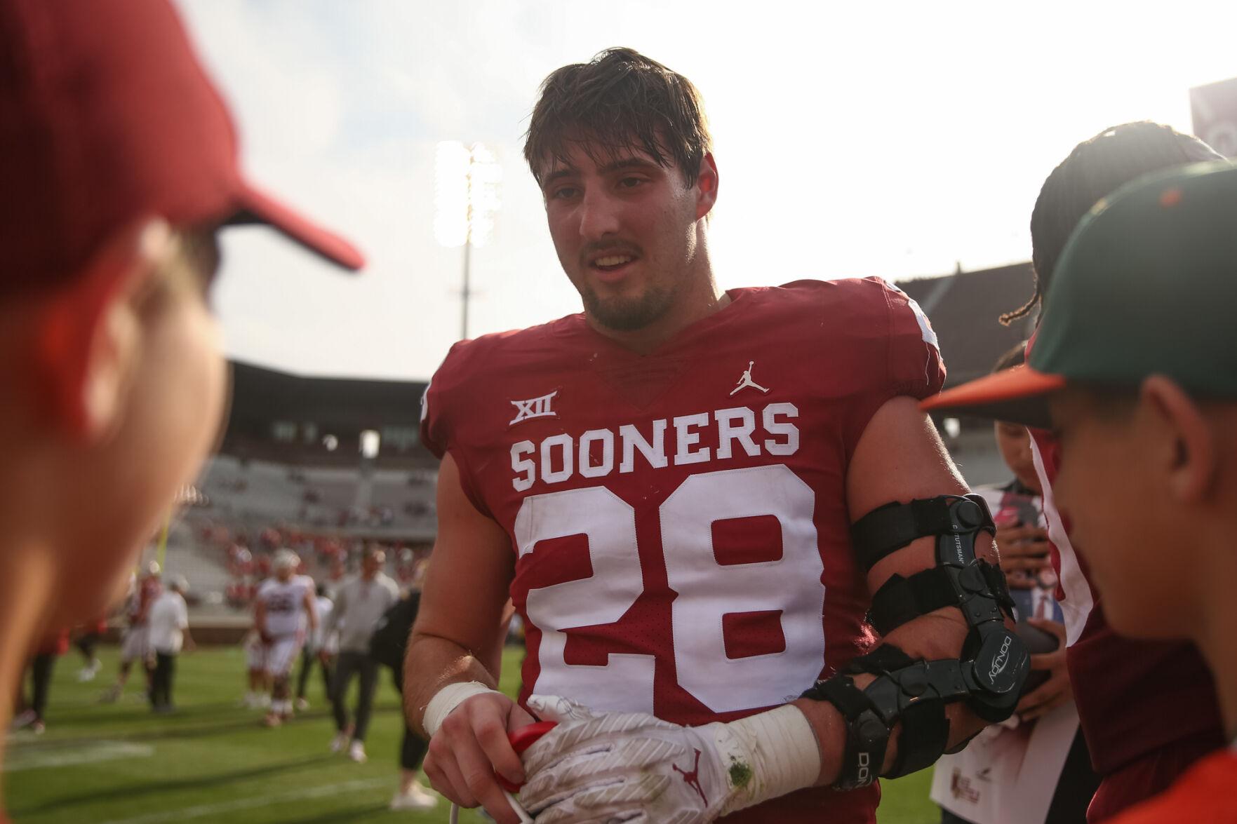 OU football: How Sooners' Danny Stutsman aims to balance intense play ...