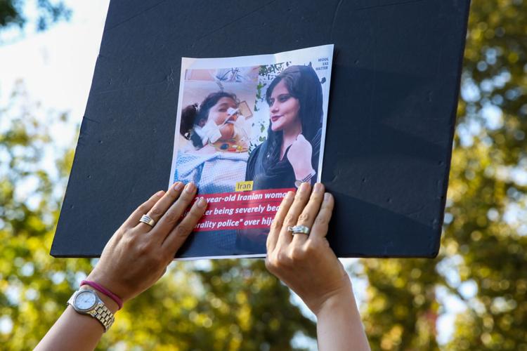 OU students join worldwide protests of Mahsa Amini's death in Iranian ...