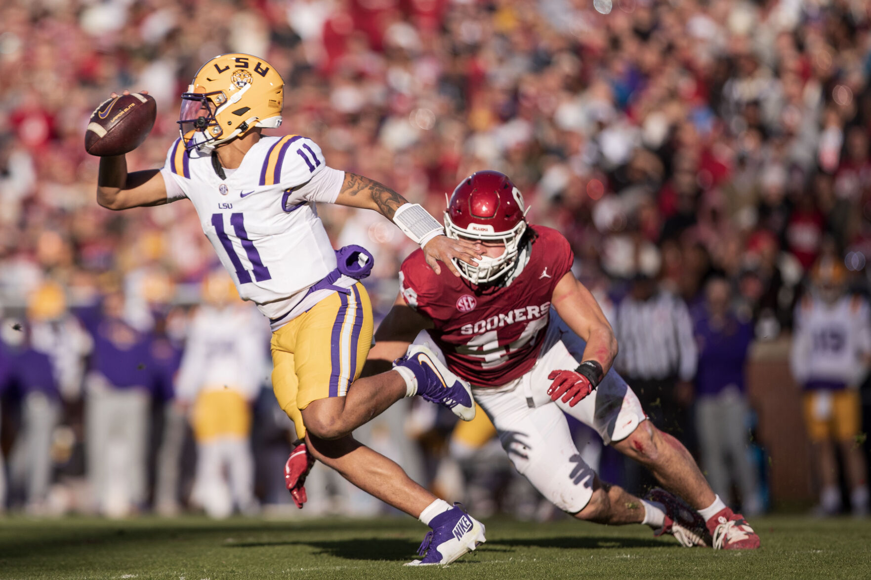 OU football defeats LSU 17-13 to maintain playoff hopes | Sports ...