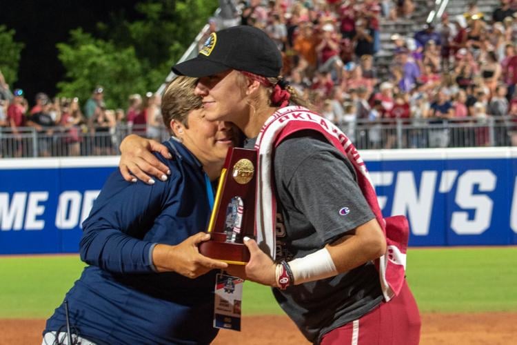 'I'm going to get back up': Kinzie Hansen returns in full force for OU softball's home-opening ...