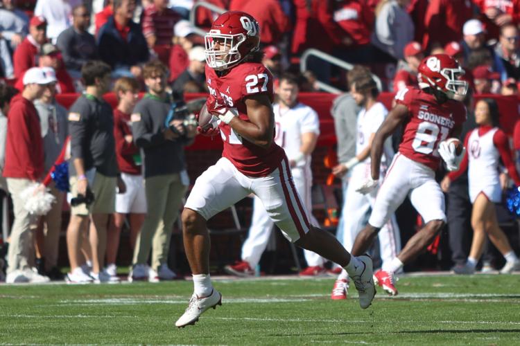 OU football: Sooners freshmen running backs Jovantae Barnes, Gavin ...