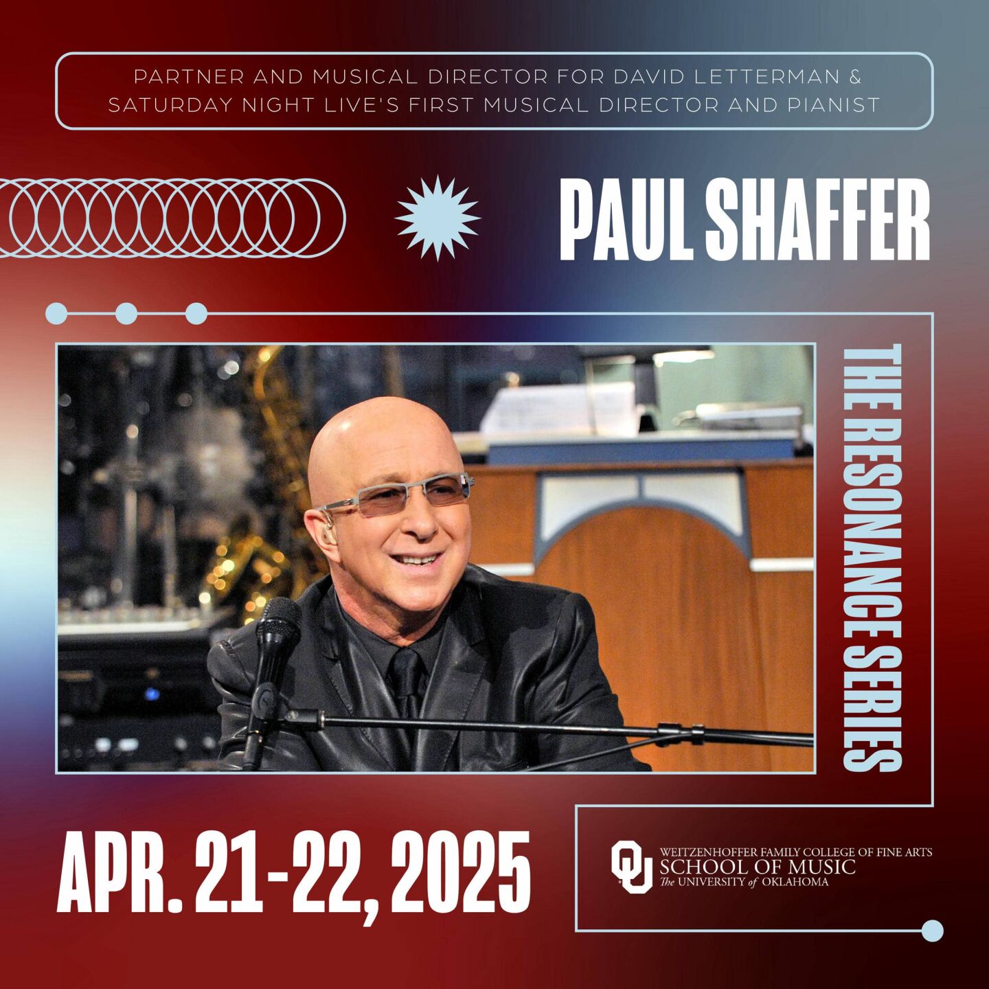 Resonance Series invites Paul Shaffer to share experience | Culture ...