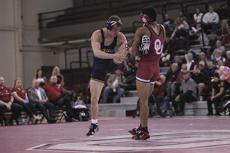 OU Wrestling: Sooners fall to Michigan in first home match | Gallery ...