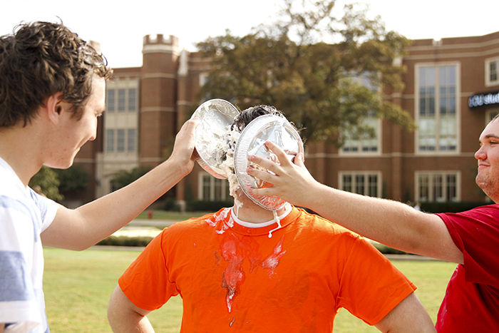Triangle Fraternity hosts Pie the Frat Guy | Gallery | oudaily.com