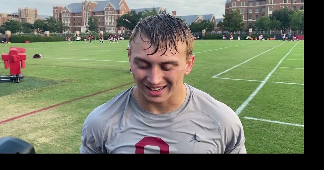 OU defensive end Ethan Downs on his AFCA Good Works Team honor | Video ...