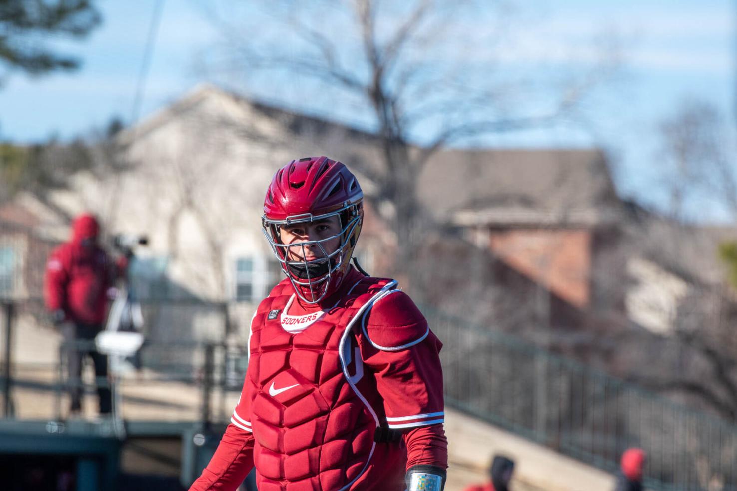 OU baseball: Sooners' Jimmy Crooks polishing catching skills, working ...