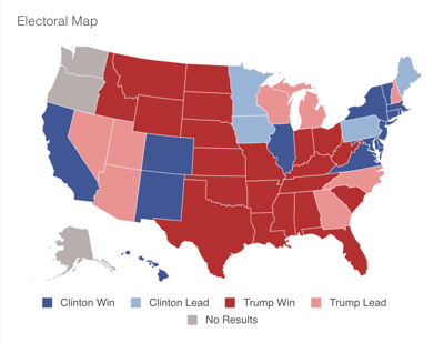 LIVE MAP: The results of the 2016 general election | News | oudaily.com