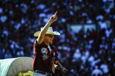 OU football: WATCH Ruf/Nek dragged by Sooner Schooner | Sports ...