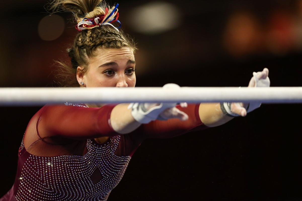OU women's gymnastics: No. 1 Sooners use 'out of this world' vault ...