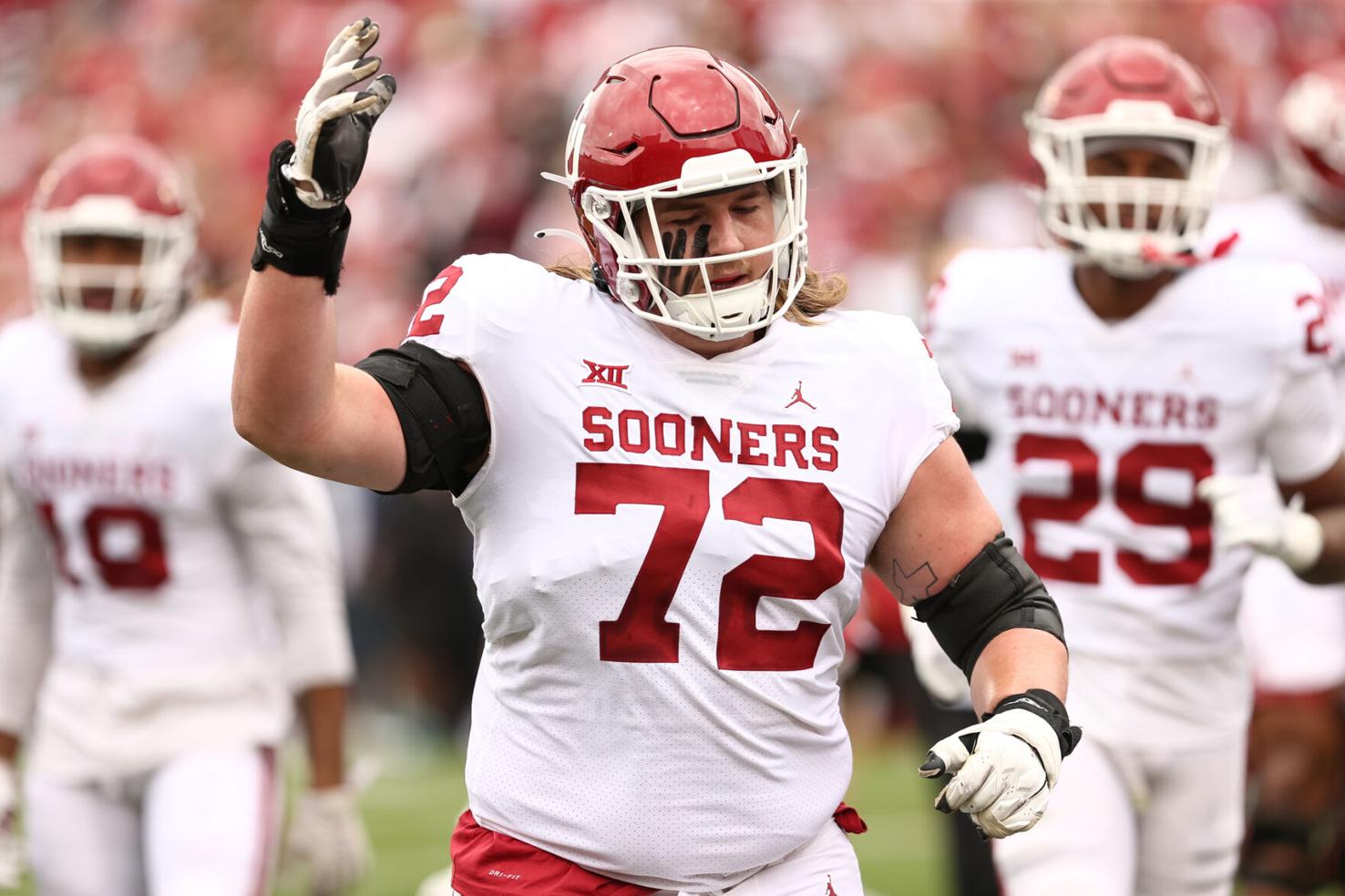 OU football: Tyler Guyton battles for starting spot; Sooners’ offensive ...