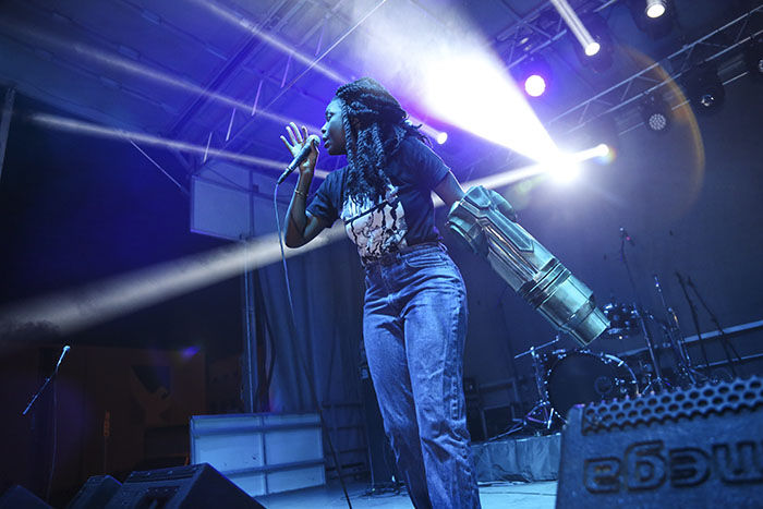 Rapper, Ph.D. student Sammus wows crowd at 2017 Norman Music Festival ...