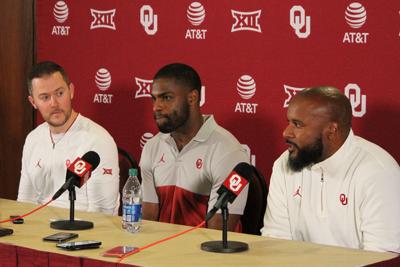OU football: Lincoln Riley introduces DeMarco Murray, Jamar Cain ...