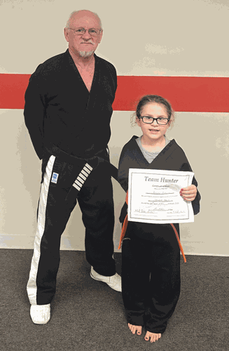 Rylee Merrill was recently promoted to orange belt | Sports ...