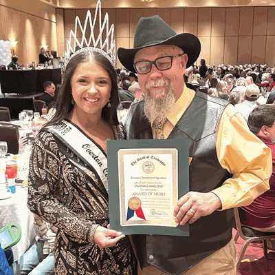 Overton County Fair presented Award of Merit | Agriculture ...