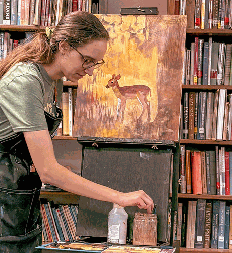 bob ross demonstration