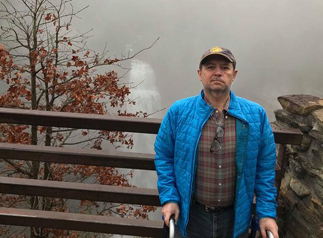 Hitting the trail: Weeks after strokes incapacitate him, Michael Kress ...