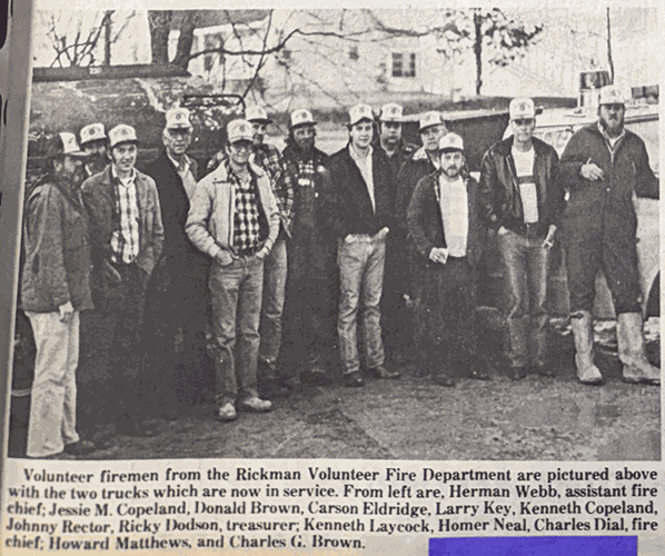 Episode 14: Rickman Volunteer Fire Department - Serving no matter what ...