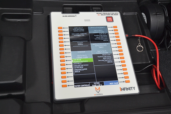 Election Office shows new voting machines | News | overtoncountynews.com