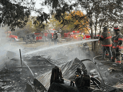Unoccupied trailer destroyed by fire | News | overtoncountynews.com