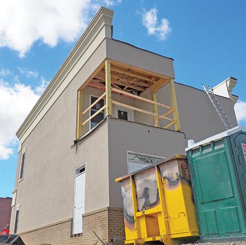 Mixed-use Evans building taking shape | Local & State ...