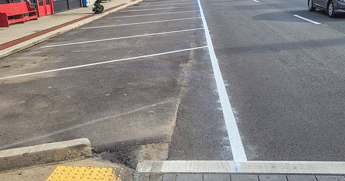 New white line intended to alleviate safety issue | News ...