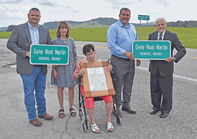 Highway dedicated to Gene Noel Martin | News | overtoncountynews.com