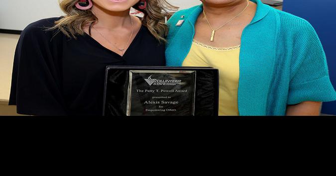 Alexis Savage receives Volunteer State honor | Schools ...