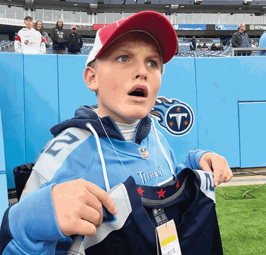 Gage Coffman serves as Titans Kids Captain | News | overtoncountynews.com