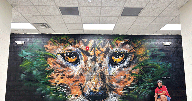 Mural added to CTE building at LA | Schools | overtoncountynews.com