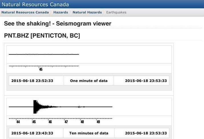 seismogram viewer