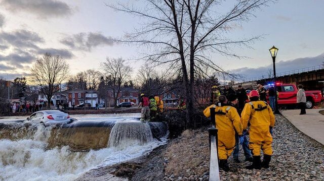 First responders demonstrate successful teamwork in Napanee waterfall ...