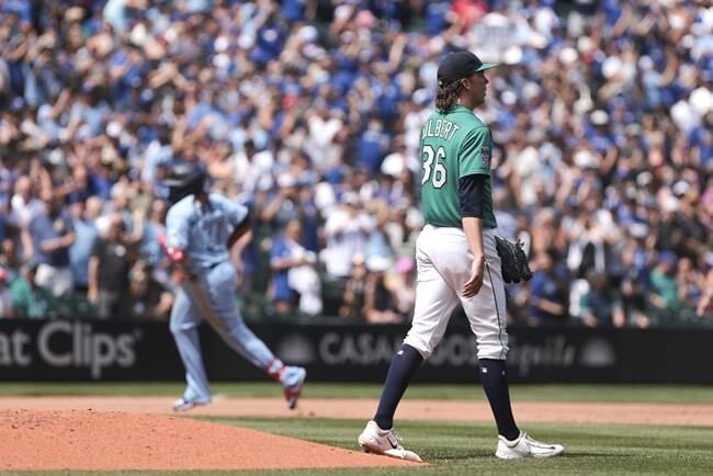 Mariners score 5 in seventh, rally past Blue Jays 9-8 | National Sports ...