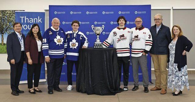 On-Ice Rivalry, New Trophy Fuels Fundraising for Markham Stouffville ...