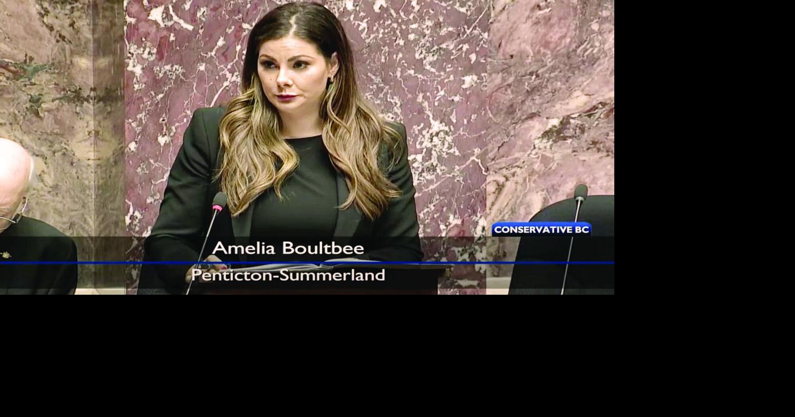 Boultbee makes her debut in the Legislature | News | pentictonherald.ca